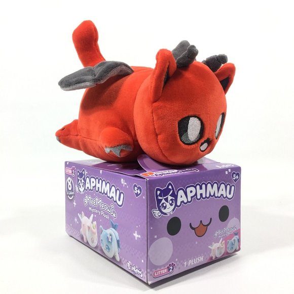 Bonkers | Toys | Aphmau Meemeows Plush Nether Cat Red Pack Litter 2 New ...